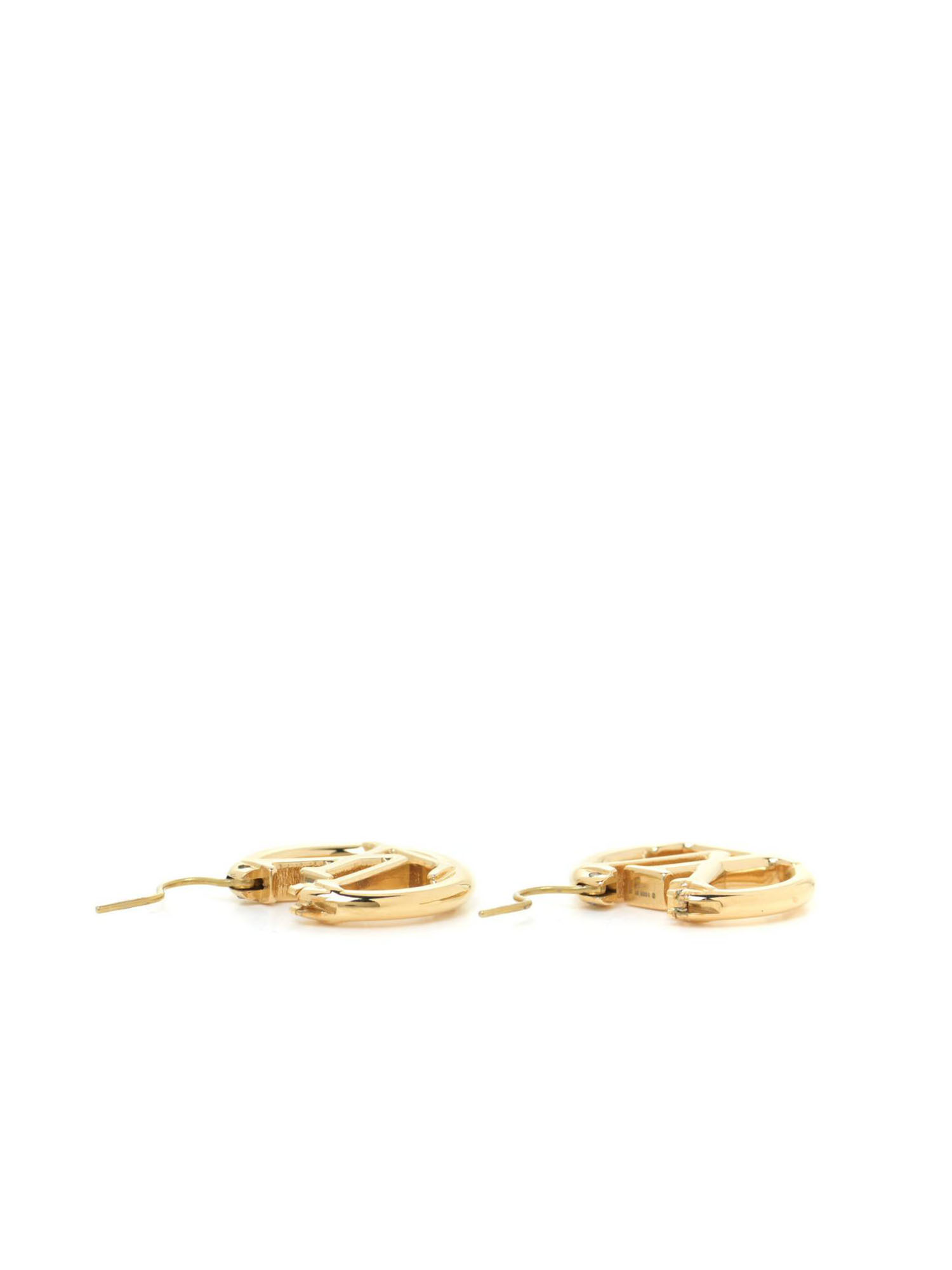 Louis Vuitton Gold Hoop Small Earrings